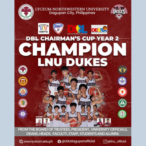 Congratulations to the LNU Dukes for emerging as the Champion of the ...