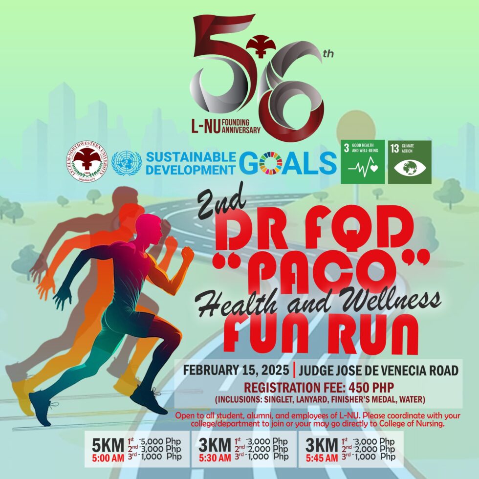 2nd Dr. FQD “Paco” Health and Wellness Fun Run is still open for ...